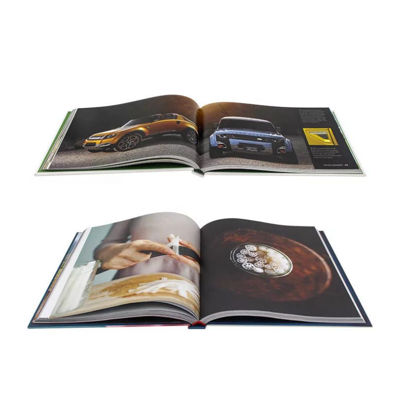 Customized Offset Hardback Book Printing Services Dust Jacket